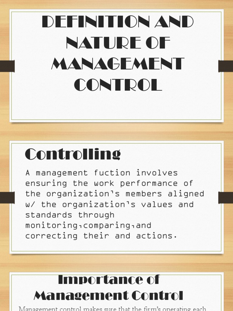 Controlling Lesson 1 | PDF