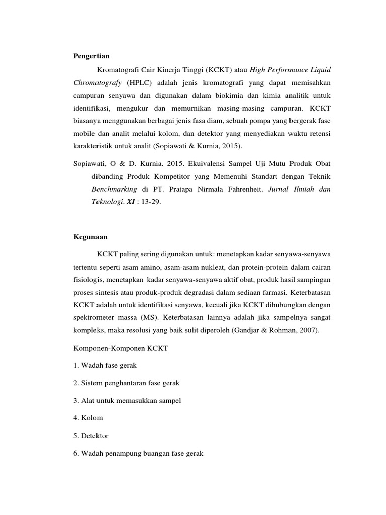 Materi KCKT | PDF