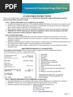 ODB Claim and Reversal Submission Form | PDF | Pharmacy | Medical ...