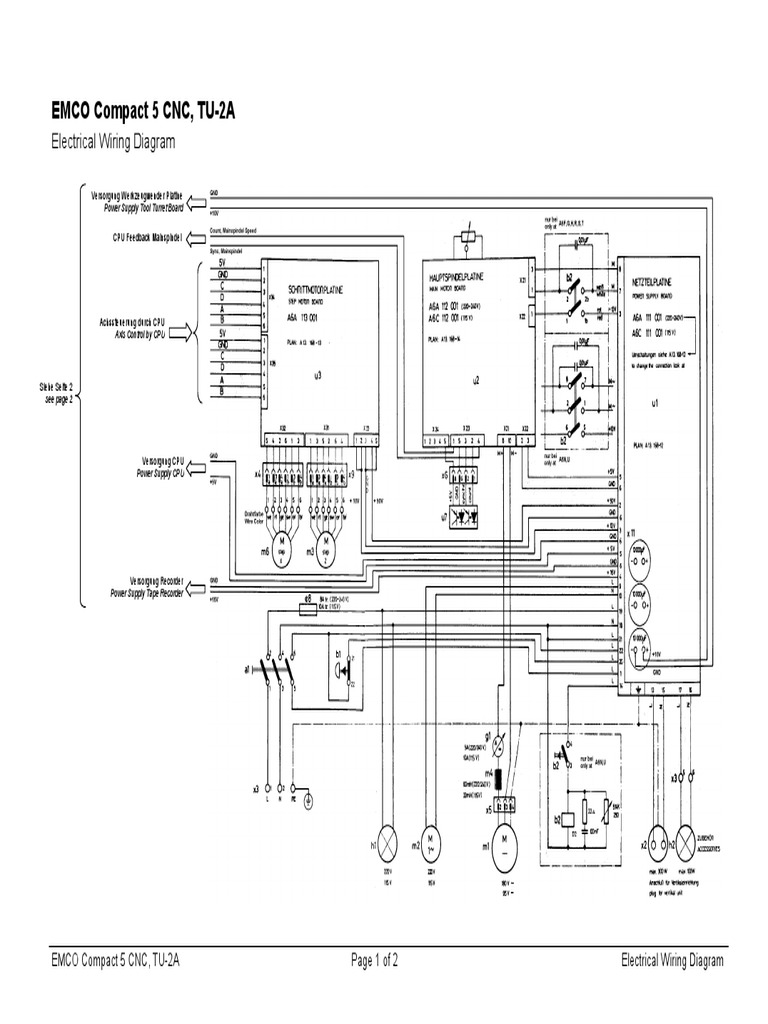 EMCO Compact CNC Electrical Wiring Diagram PDF, 53% OFF