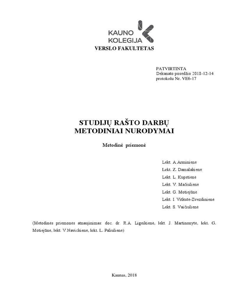 Kaip Rasyti Darbo Rastus, Rekalavimai | PDF
