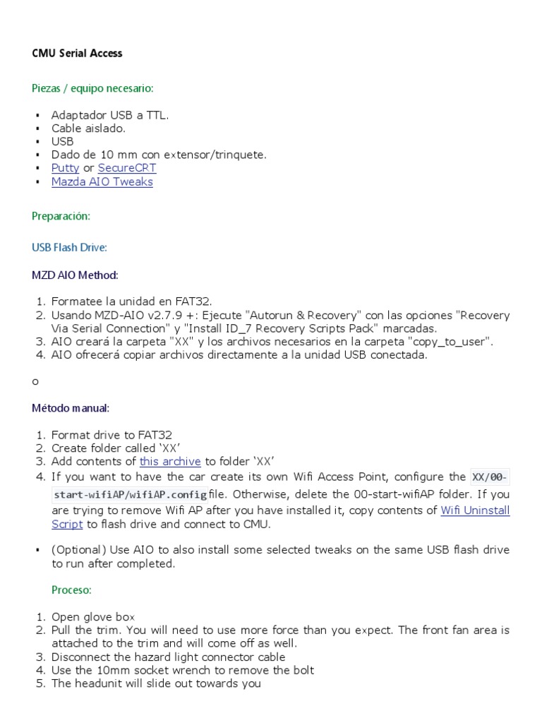CMU Serial Access | PDF | Software | Ingeniería Informática