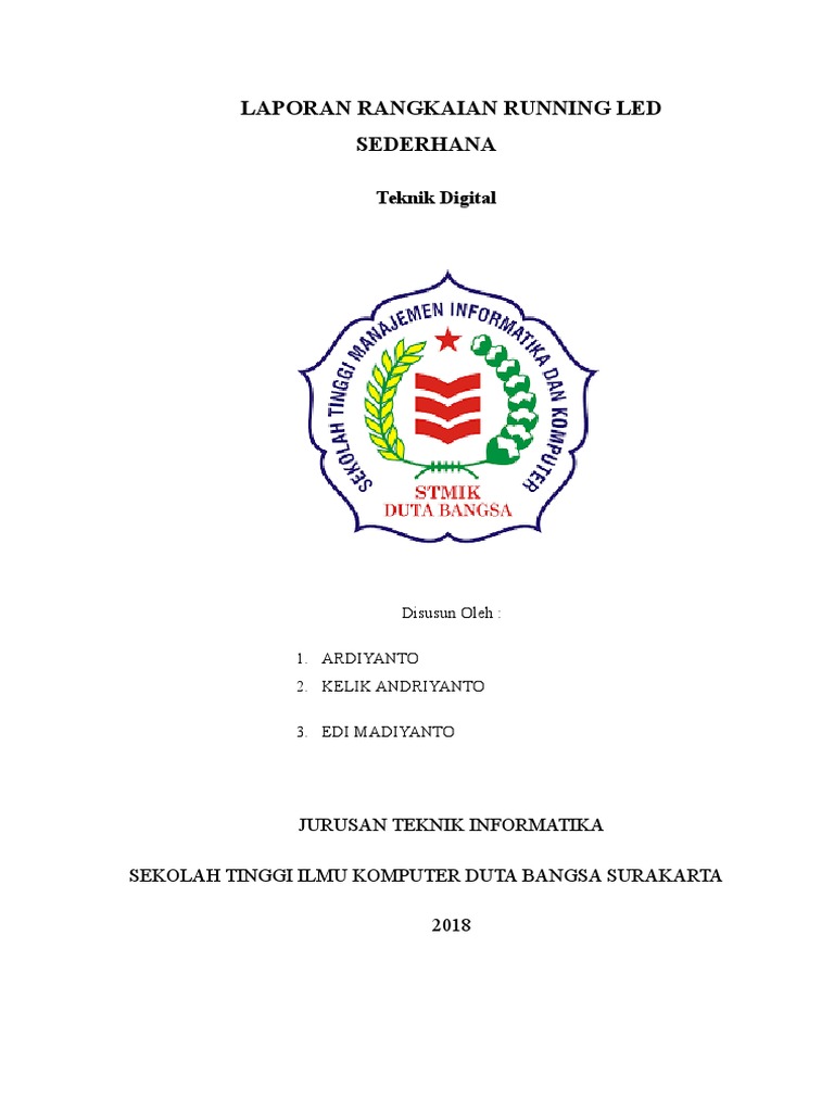Rangkaian Running LED Sederhana | PDF | Sains & Matematika | Teknologi ...