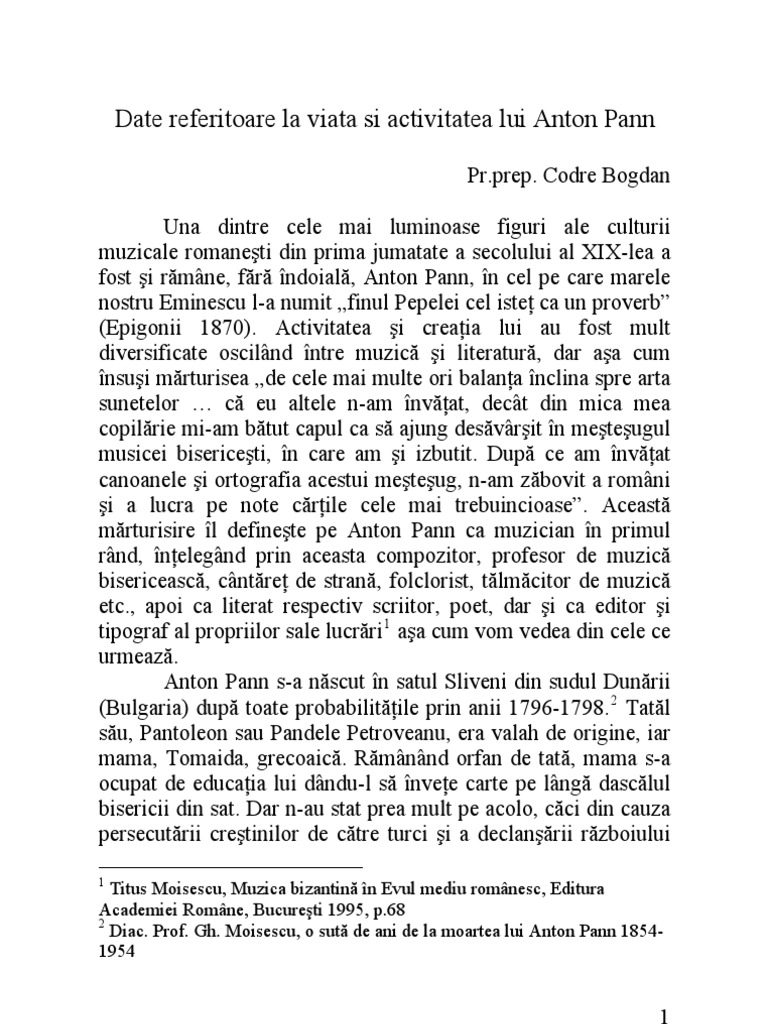 Anton Pann | PDF