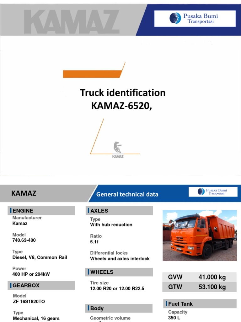 Kamaz | PDF | Truck | Axle