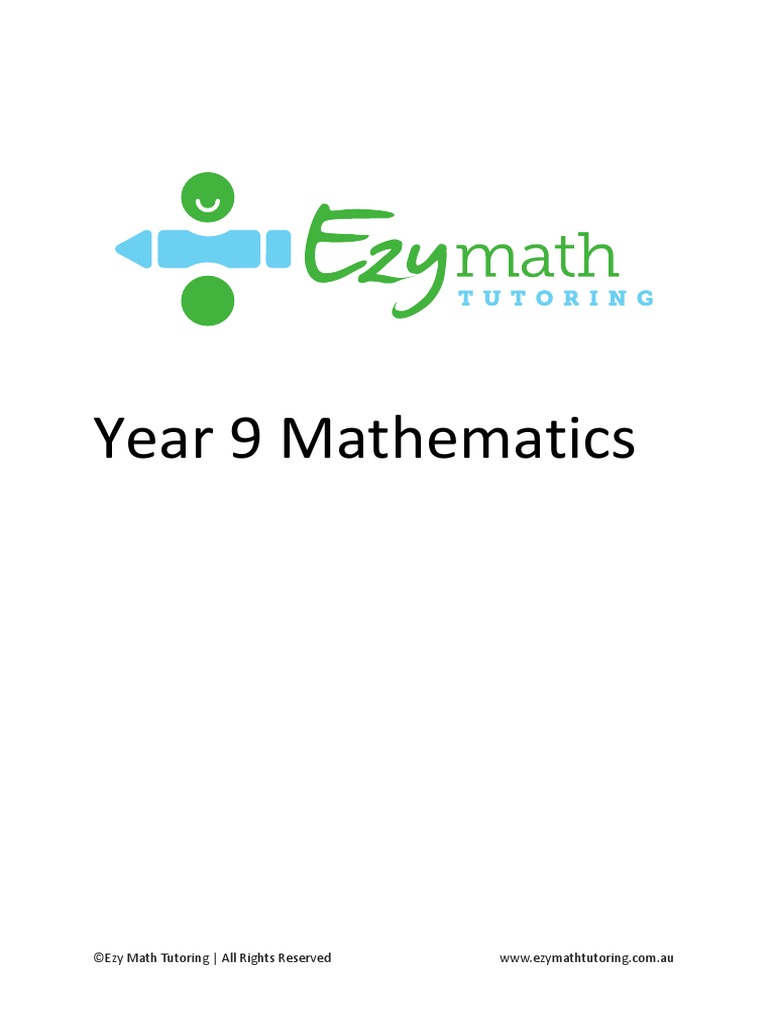 Ezy Math Tutoring Year 9 PDF | PDF | Fraction (Mathematics ...