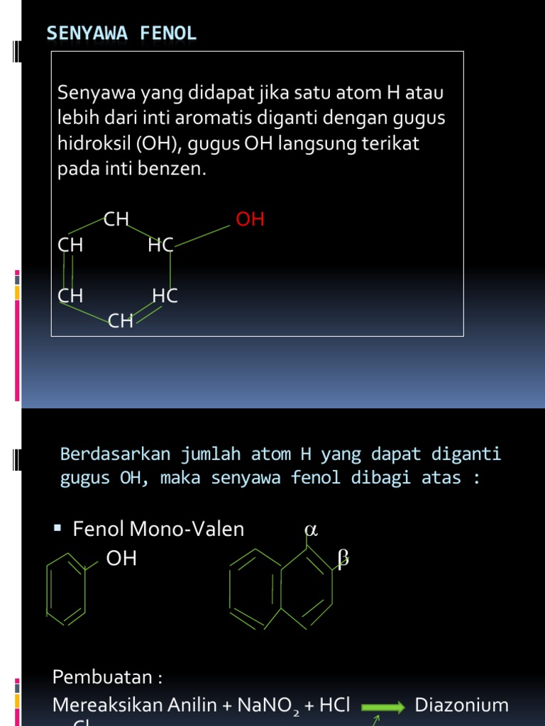 Senyawa Fenol | PDF | Sains & Matematika