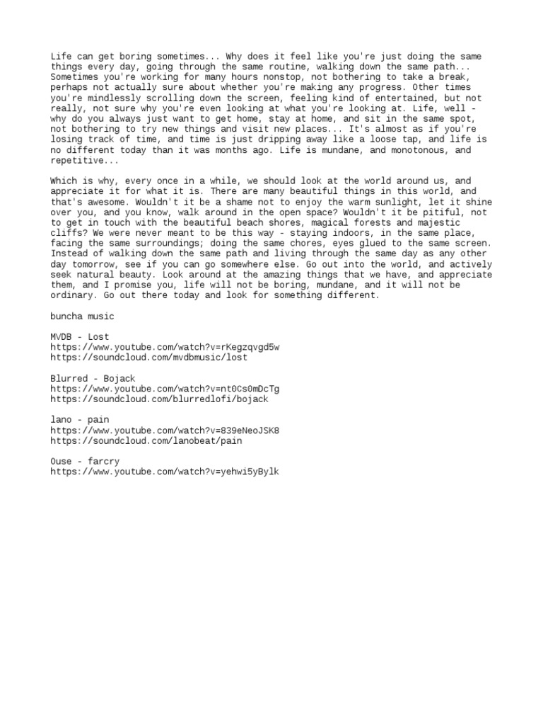 Autobiography Inspirational Script | PDF