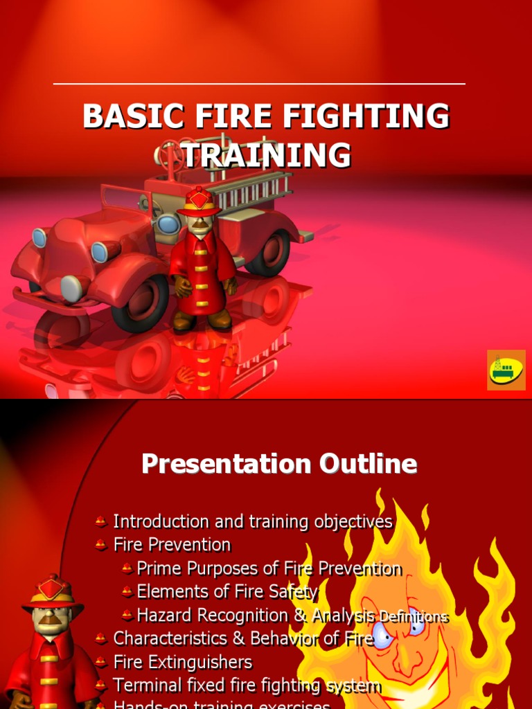 Basic Fire Fighting Training | PDF | Fires | Firefighting