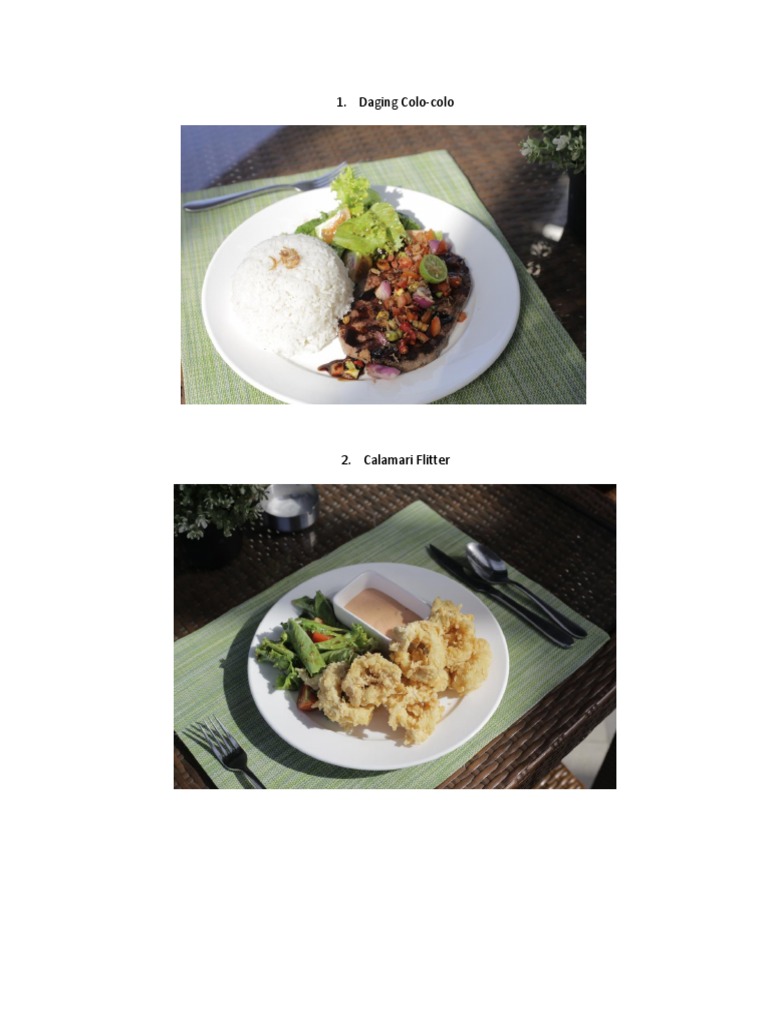 Daging Colo-Colo | PDF | Cooking, Food & Wine