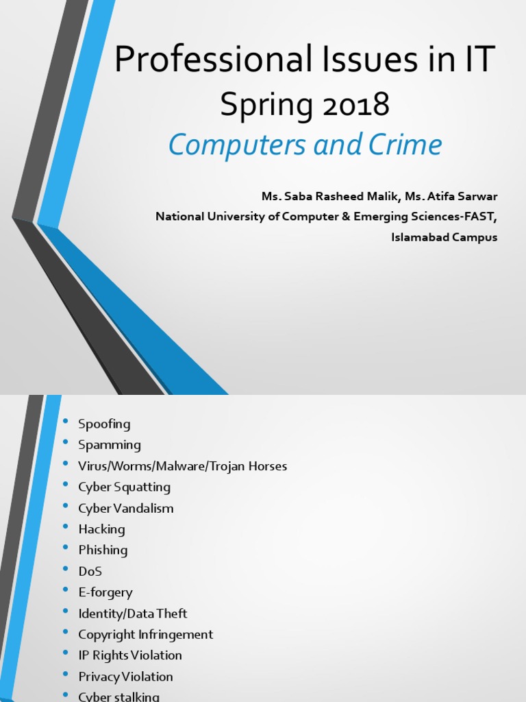 Computer Crime | PDF | Identity Theft | Cybercrime