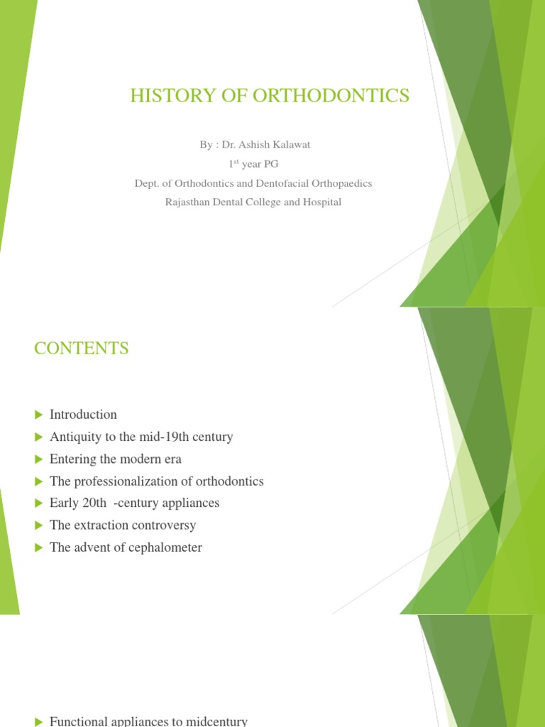 The Evolution of Orthodontics: From Ancient Practices to Modern ...