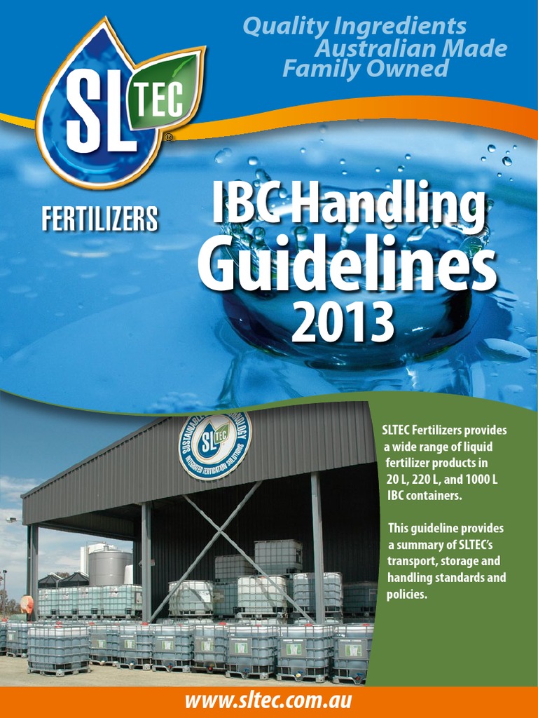 IBC Handling Guideline | PDF | Forklift | Pallet