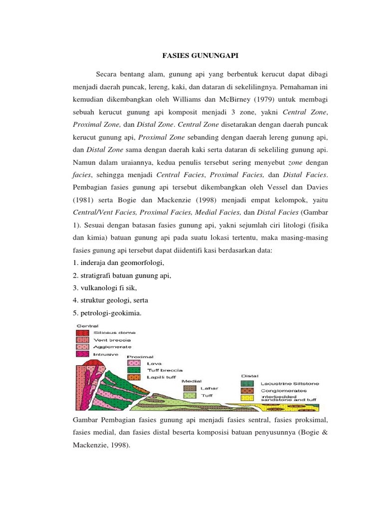 Fasies Gunung Api | PDF