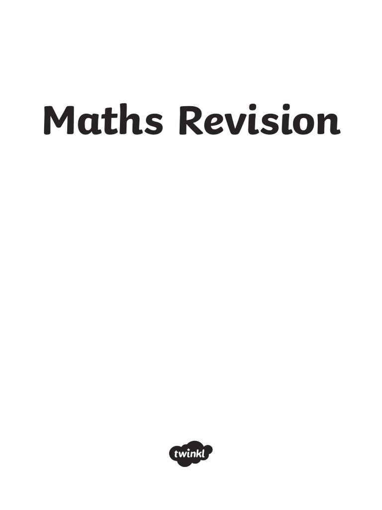 Year 5 Maths Revision Guide | PDF | Fraction (Mathematics) | Rectangle