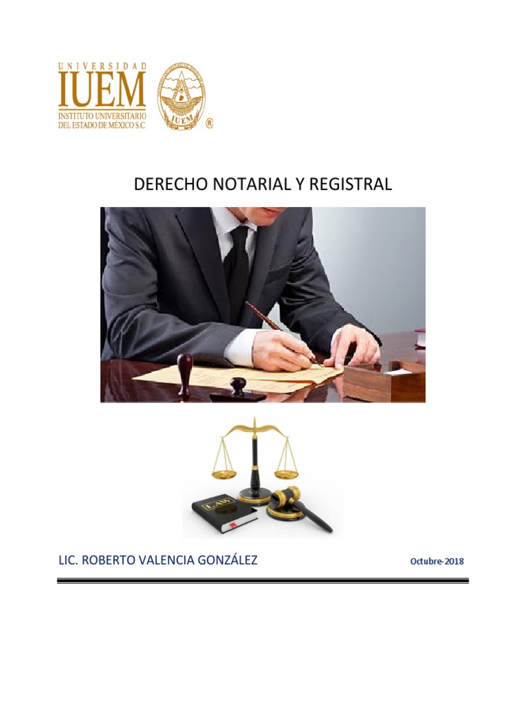 Derecho Notarial | PDF | Instrumento jurídico | México
