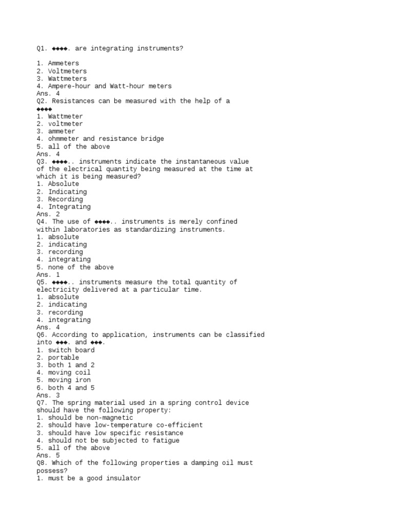 Integrating Instruments | PDF | Voltage | Inductance