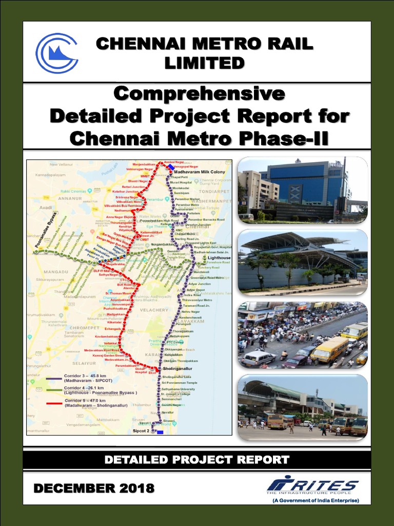 Chennai Metro Phase-II Detailed Report | PDF | Emergency Management ...