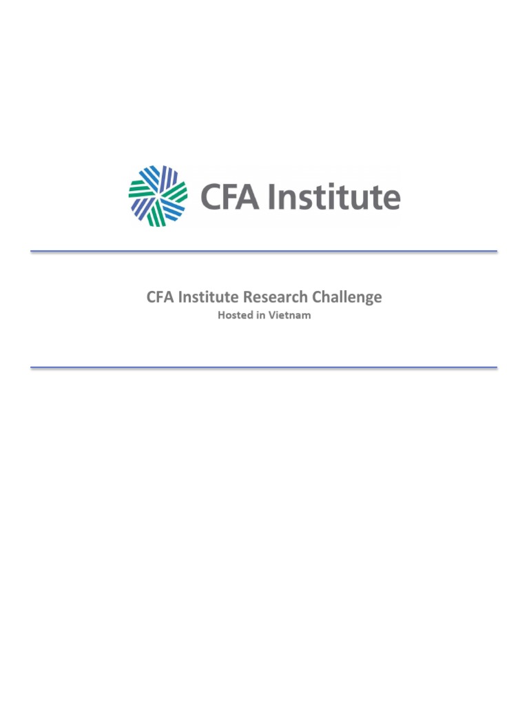 1 CFA RC - Report & Appendix (National Economics University) | PDF ...