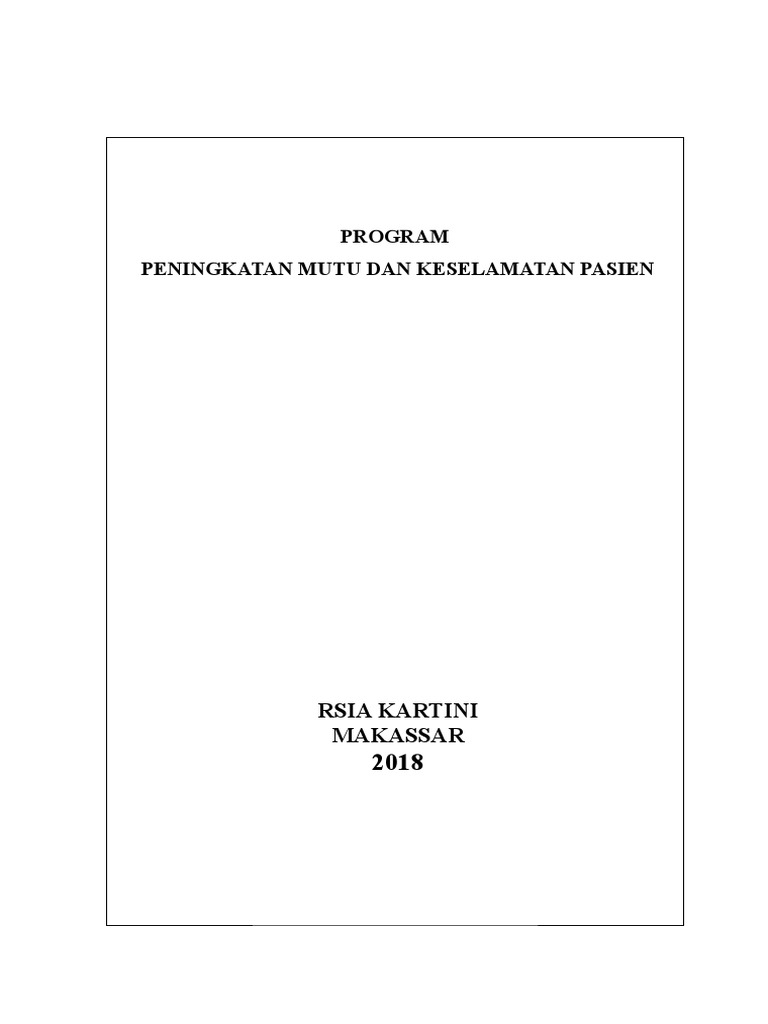 Program Mutu | PDF