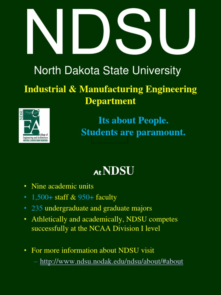 Department of Industrial Manufacturing Engineering | PDF | Industrial ...