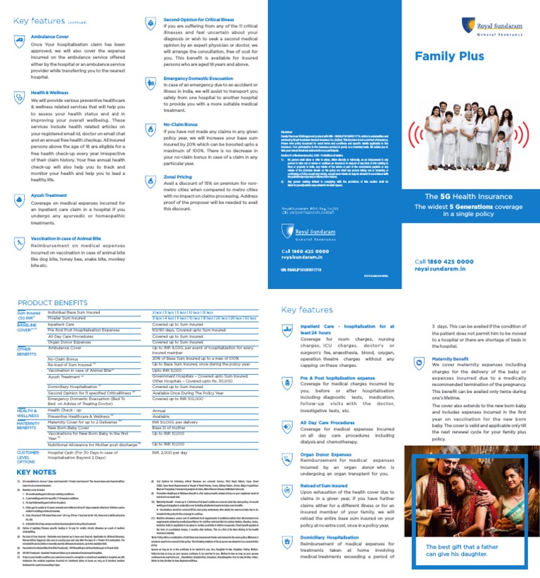 Family Plus Brochure PDF | PDF | Hospital | Health Care