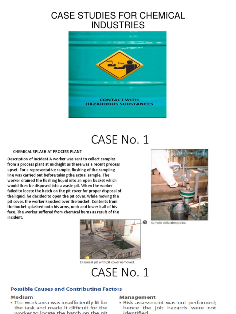 Chemical Incident Case Study: Splash Accident | PDF | Science & Mathematics