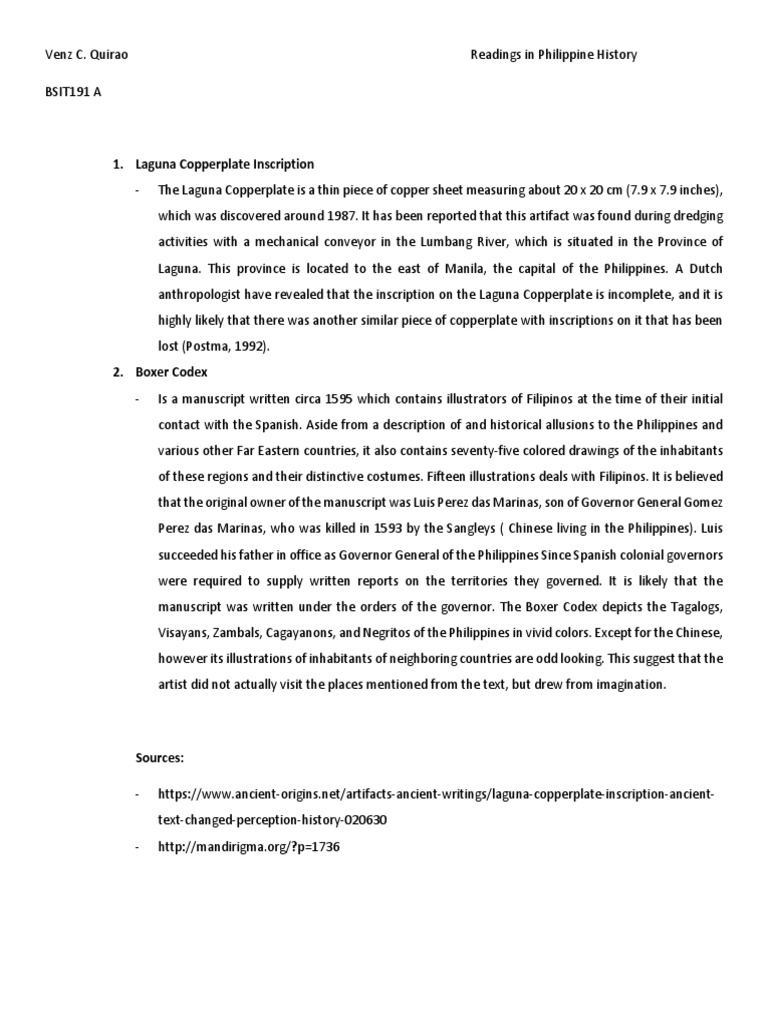 Laguna Copperplate Inscription Overview | PDF | Southeast Asia ...