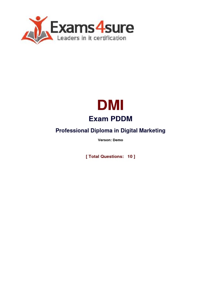 Dmi PDDM | PDF | Search Engine Marketing | Search Engine Optimization