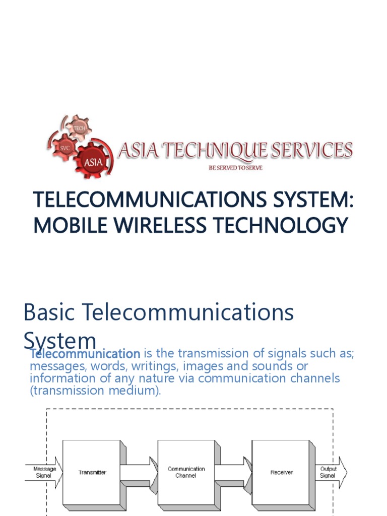 Basic Telecommunications System | PDF | Transmission Medium ...
