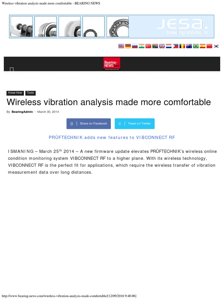 Wireless Vibration Analysis Made More Comfortable: PRÜFTECHNIK Adds New ...