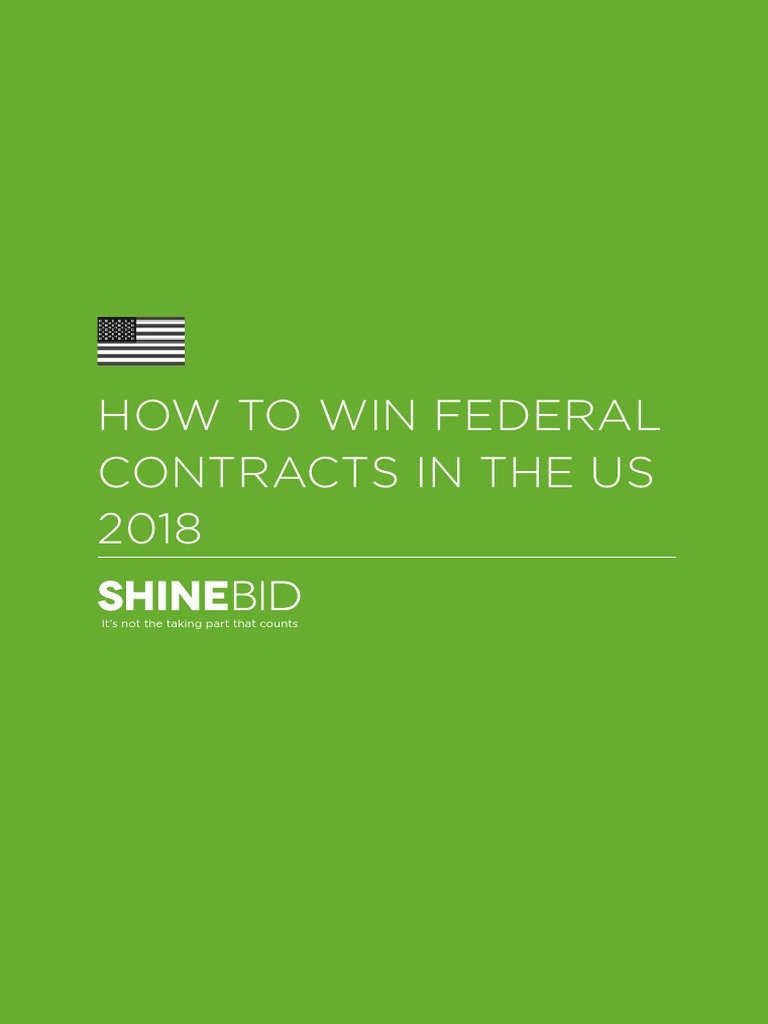 How To Win Government Contracts in The USA | Download Free PDF | Office ...
