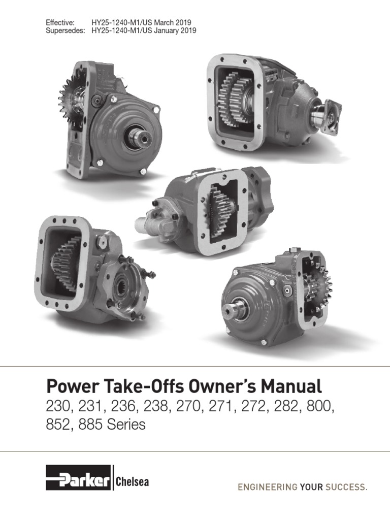 Chelsea PTO 852 Operation and Maintenance manual | Machines ...