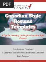 Canadian Résumé Template Guide | PDF | Résumé | Itil