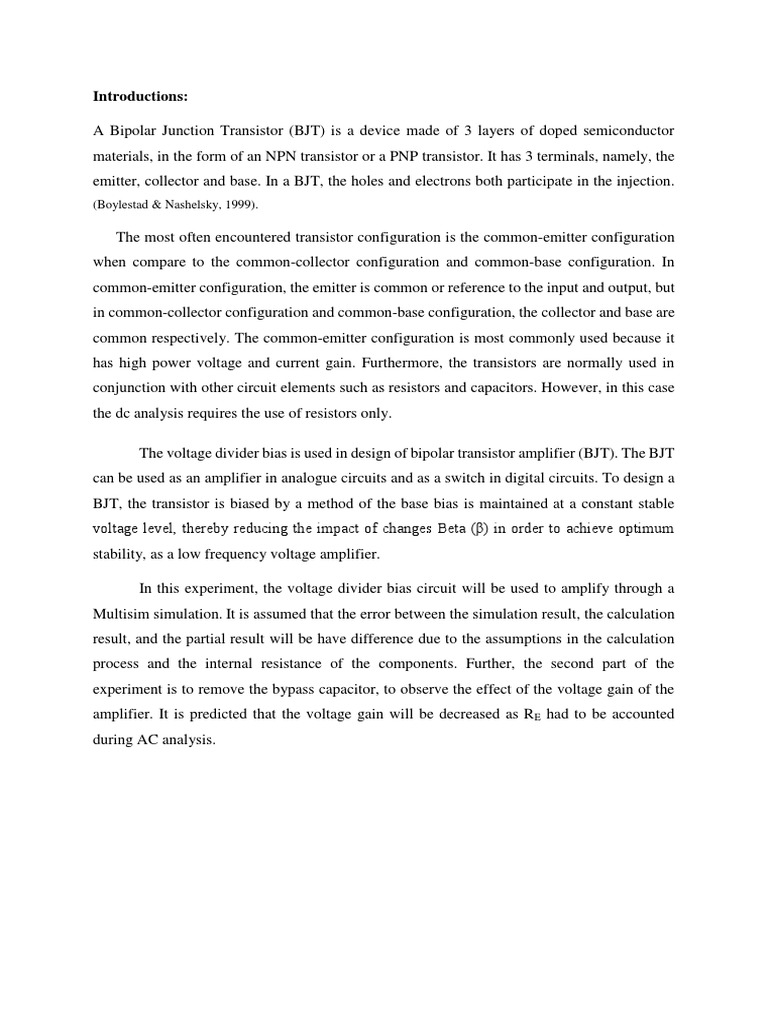 Introductions:: (Boylestad & Nashelsky, 1999) | PDF | Bipolar Junction ...