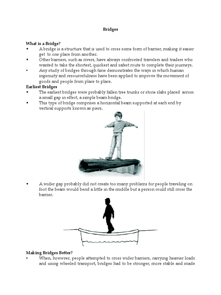 Bridges What Is A Bridge? | PDF | Force | Stress (Mechanics)