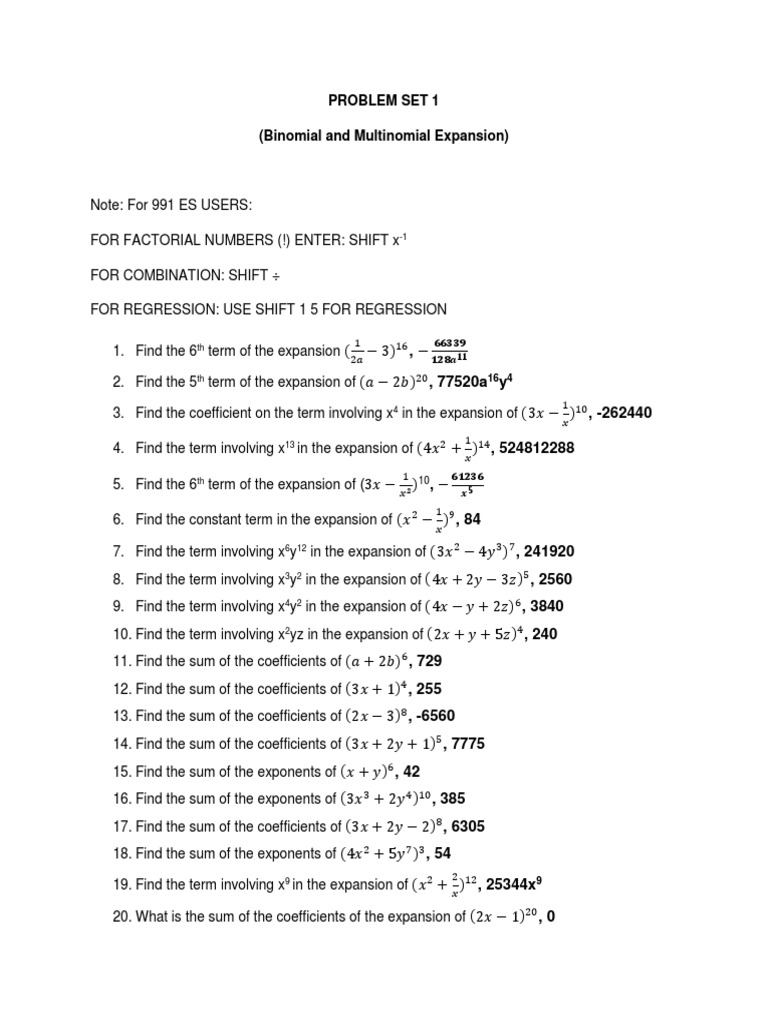 Problem Sets | PDF | Fraction (Mathematics) | Speed
