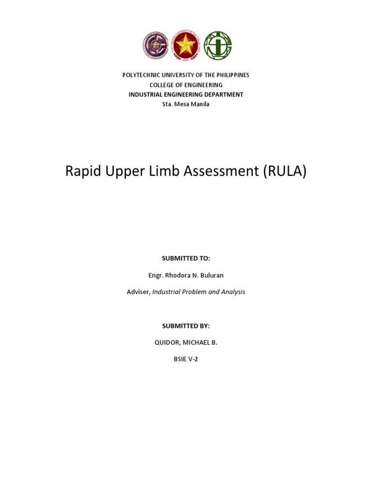 RULA | PDF | Musculoskeletal System | Occupational Safety And Health