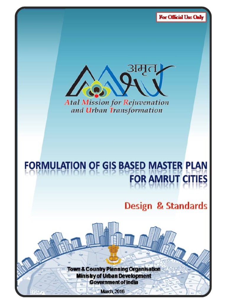 Designandstandards AMRUT PDF | PDF | Geographic Information System