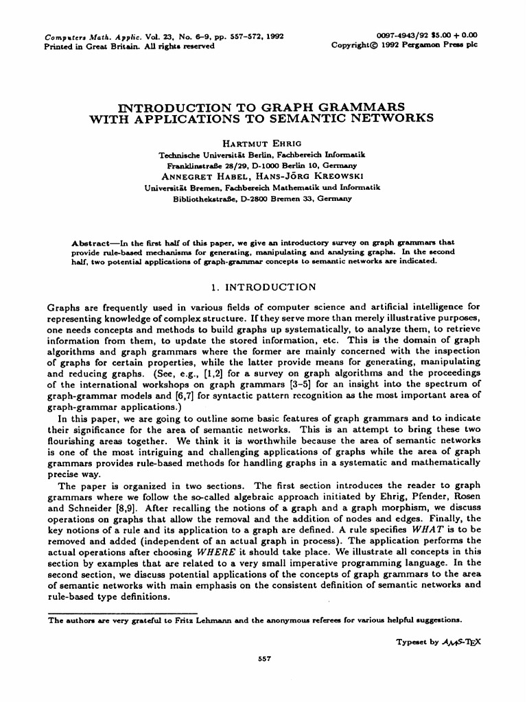 Graph Grammar Pdf Vertex Graph Theory Graph Theory 