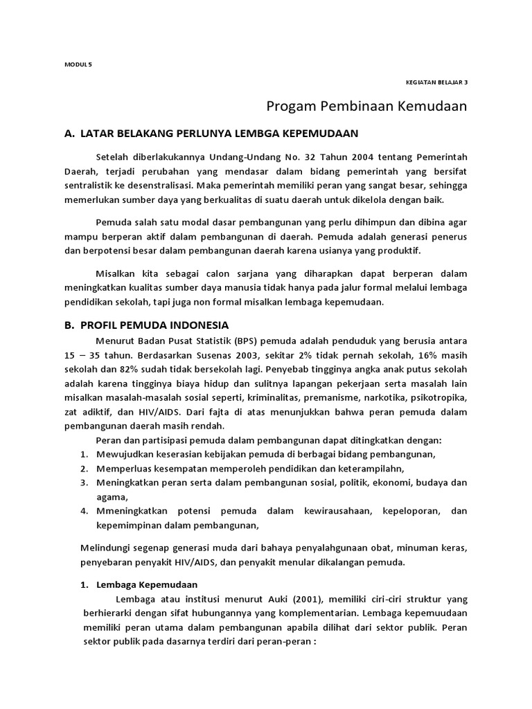 MODUL 5 KB 3 Dan Modul 6 KB 1 PBK | PDF | Karier & Perkembangan | Bisnis