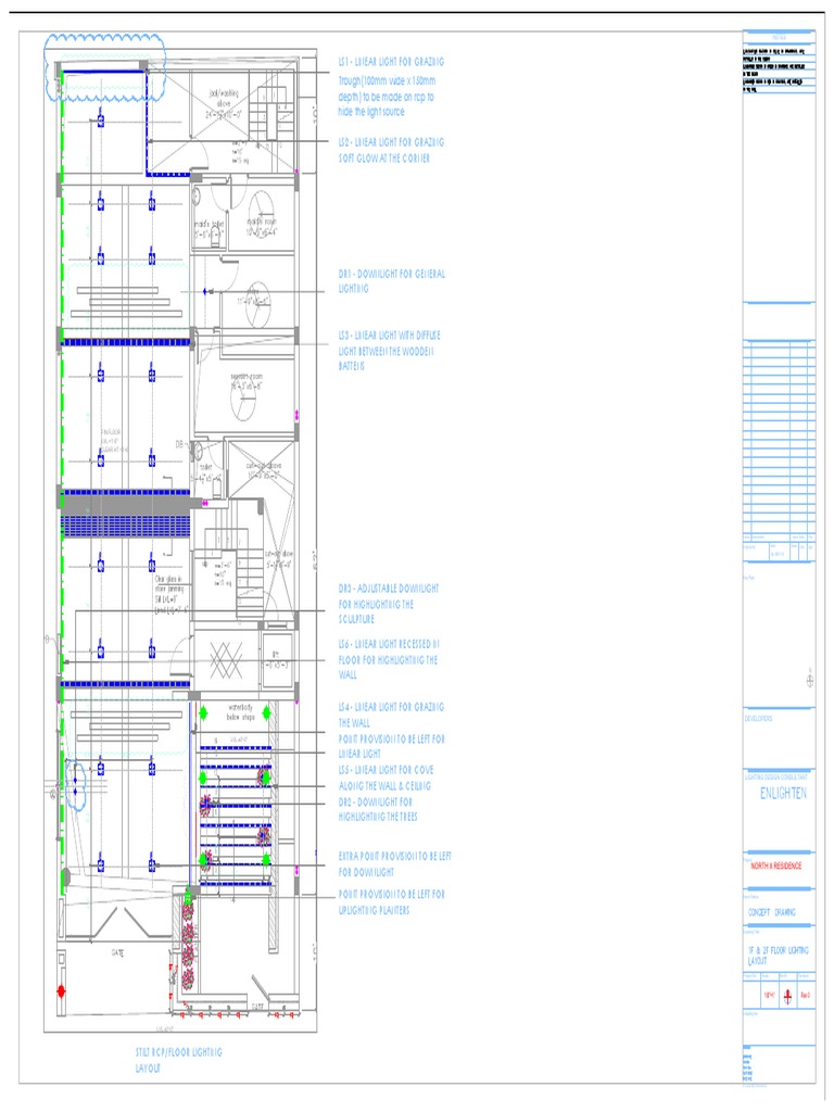 All Floor Layout Ceiling-Adl-sf-lighting Layout | PDF