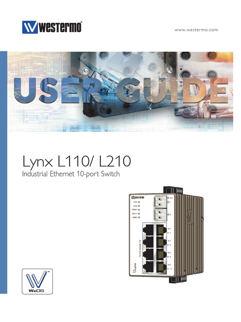 Lynx L110/ L210: Industrial Ethernet 10-Port Switch | PDF | Coaxial ...