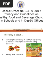 Canteen Food Categories by DEpEd Guidelines | PDF | Sweet Potato | Drink