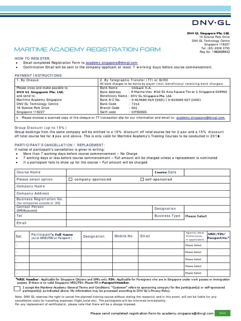 Application Form Maritime | PDF | Income Tax | Indemnity