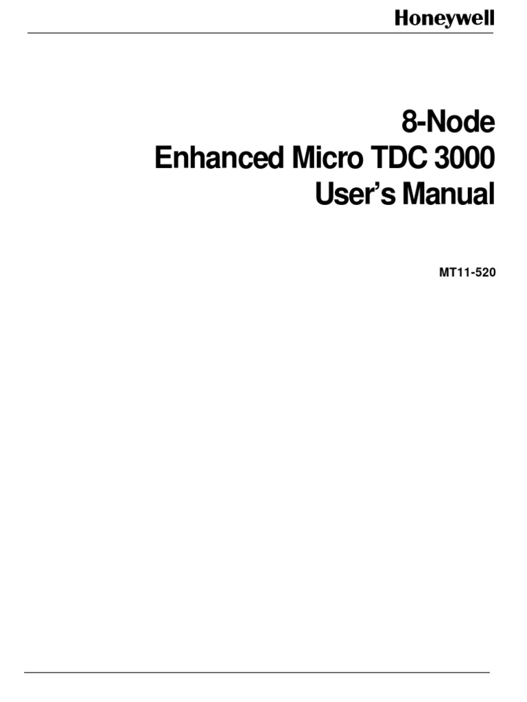 8-Node Enhanced Micro TDC 3000 User's Manual | PDF | Computer Network | Electrostatic Discharge