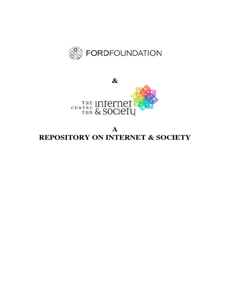 Internet Institute Repository | PDF | Cyberspace | Computer Network