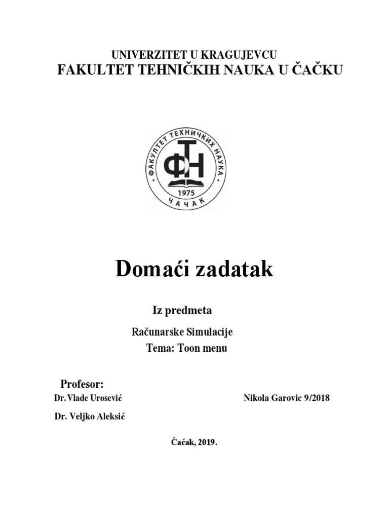 Nikola Garovic 92018 | PDF