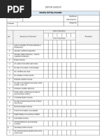 Roller Compactor Inspection Checklist | PDF | Wheeled Vehicles | Car