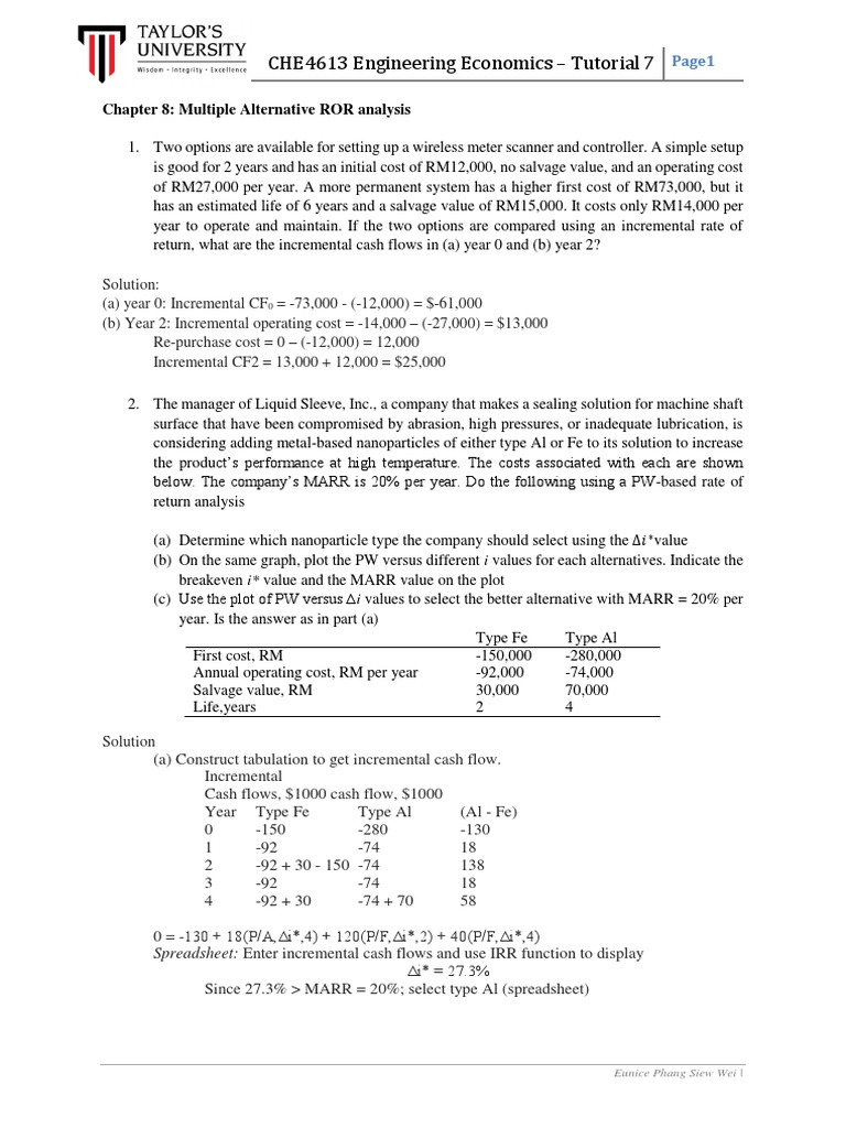 Tutorial 7 - Solution | PDF | Mechanical Engineering | Nature